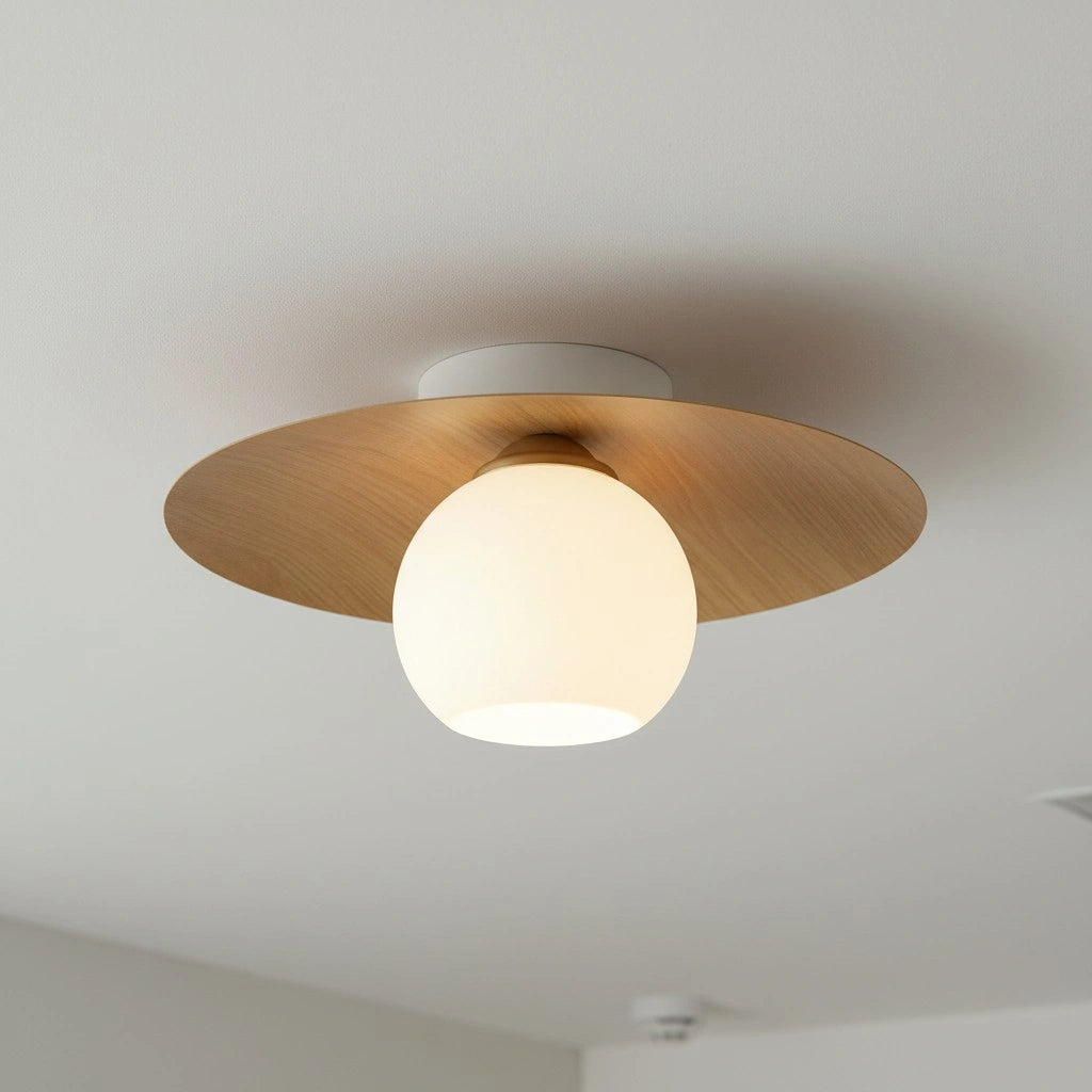 Mid-Century Hat Disc Ceiling Light | Nordic Light | ateasehomelife ...