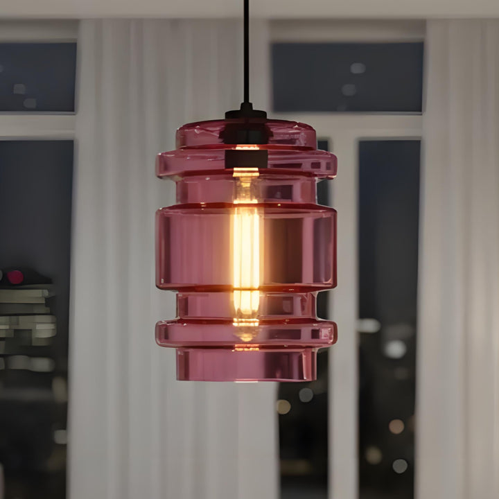 Modern Blown Glass Multi Colored Pendant Light | ateasehomelife ...