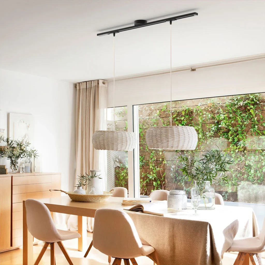 Modern Rotatable Movable Ceiling Rail | Metal Rail | ateasehomelife ...