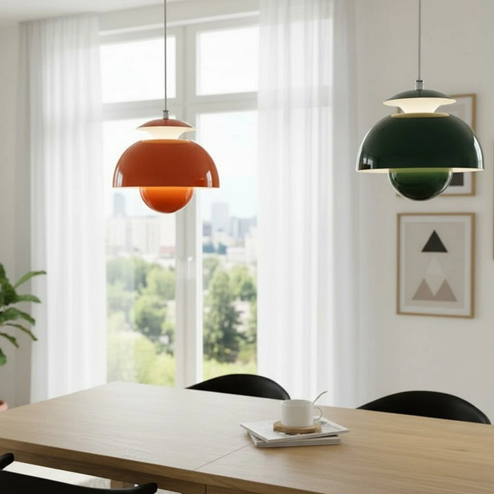 Aesthetic Cream Pendant Light | Flower Bud Light | ateasehomelife ...