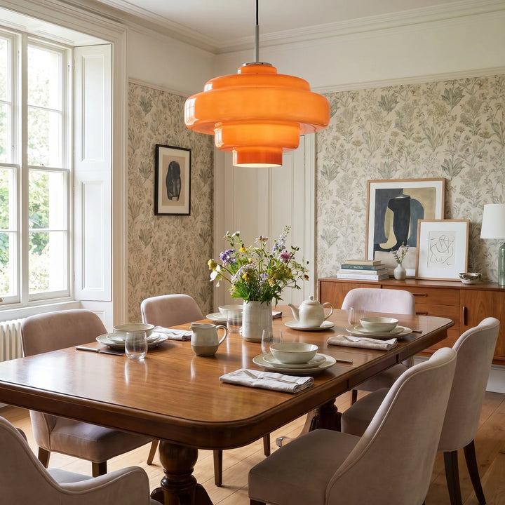 Vintage Macaron Glass Pendant Light | Modern Lamp | ateasehomelife ...